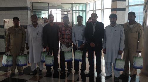 AL WAHA TMC - Award by Qatar Petroleum for assisting to prevent fire